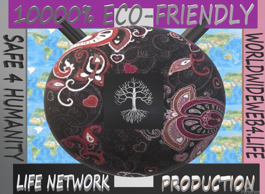 10000 ECO FRIENDLY SAFE 4 HUMANITY LOGO by KING THOMAS MIGUEL BOYD Wall Art